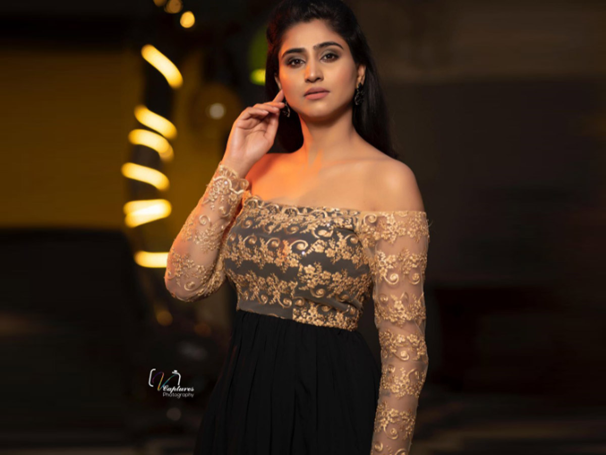 Varshini at TV show