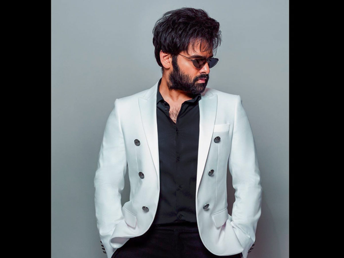 Ram Pothineni at The Warrior promotions