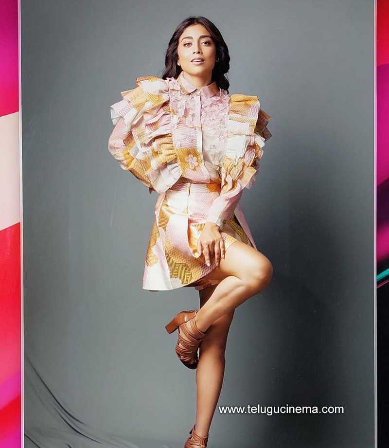 Shriya for Drishyam 2 promotions