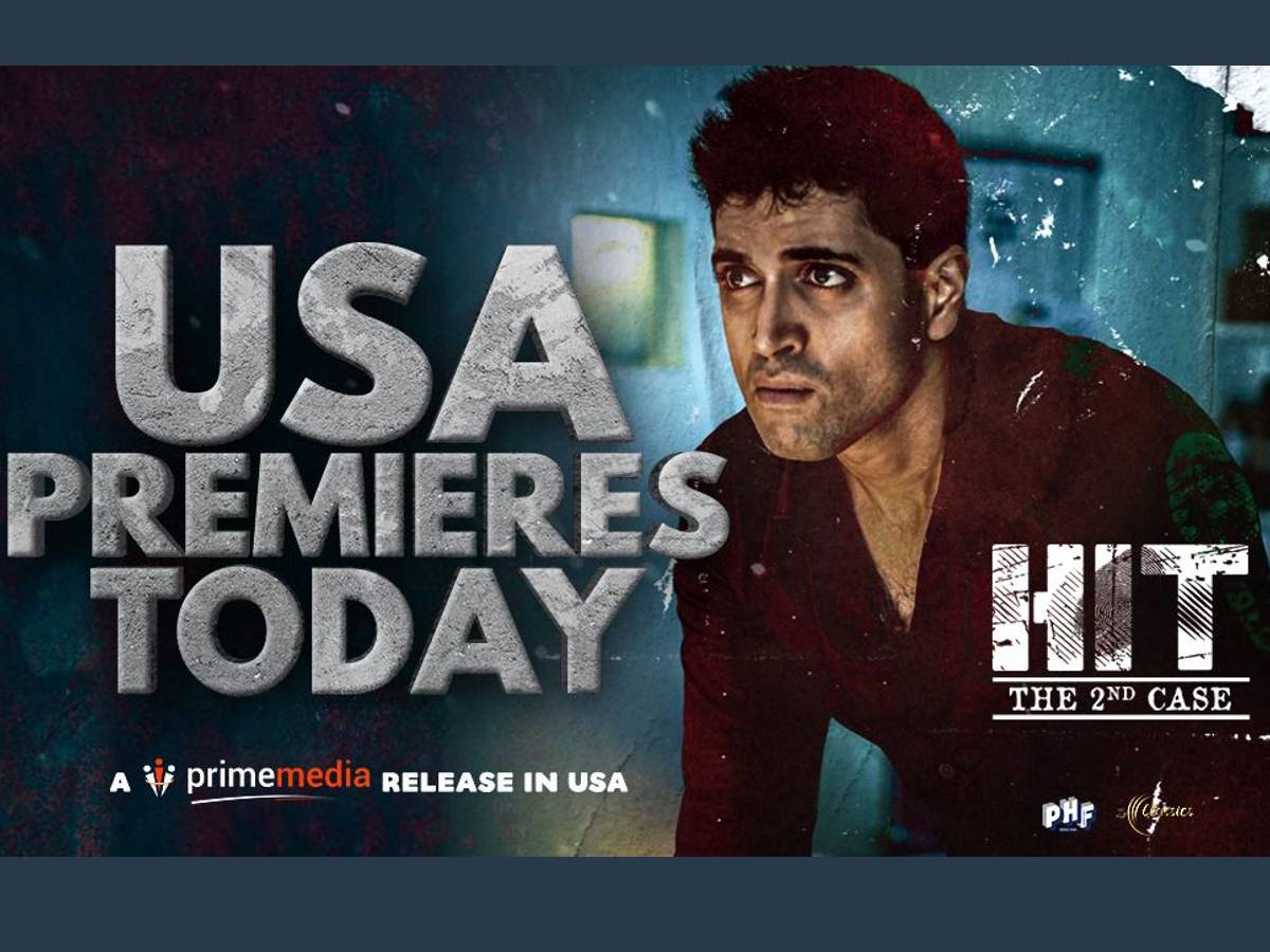 Adivi Sesh’s Hit 2 U.S. Premieres Today | Telugu Cinema