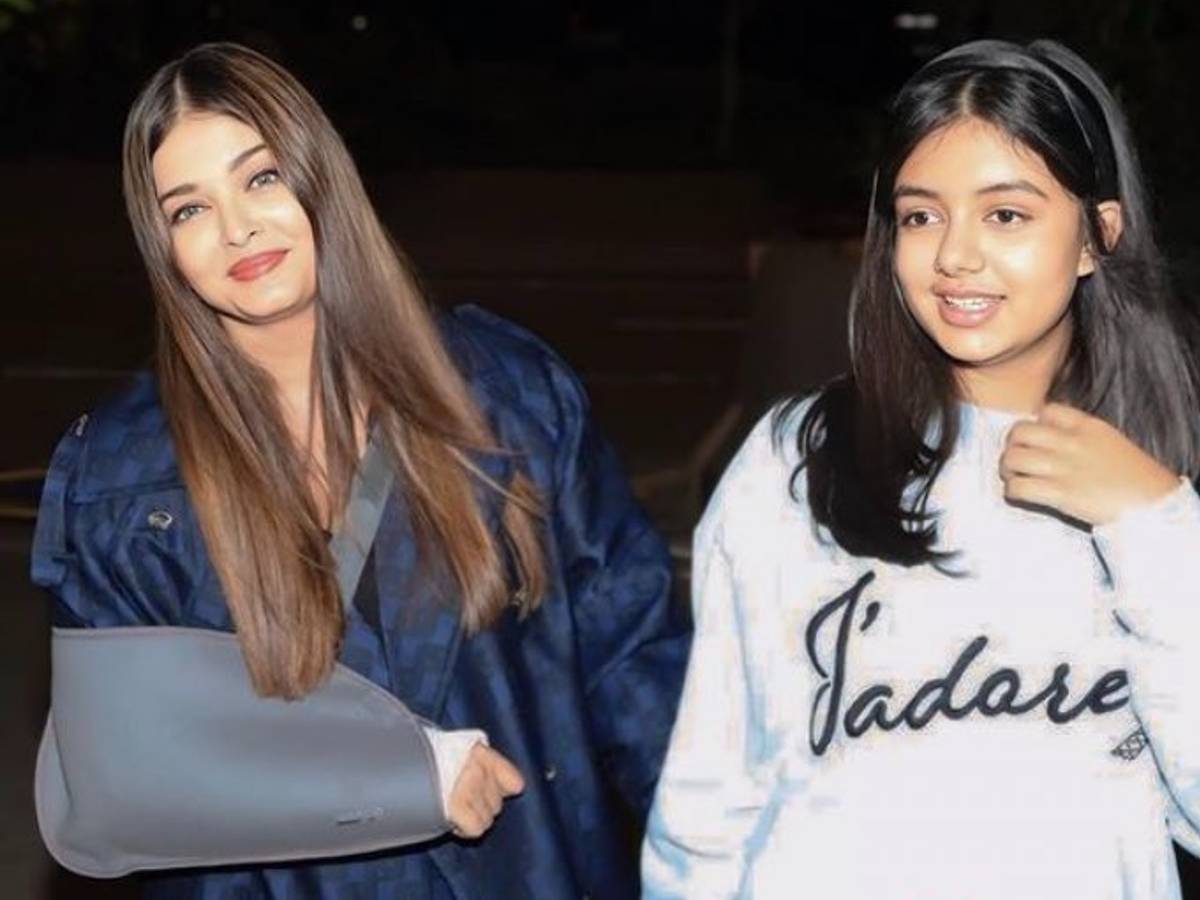Aishwarya Rai is spotted with injured hand