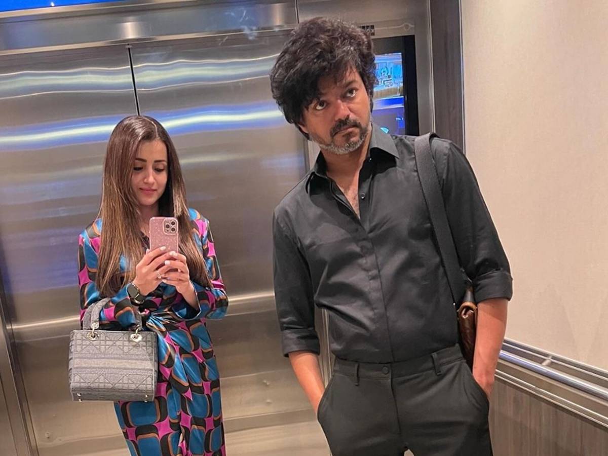 Trisha’s latest picture of Vijay goes viral