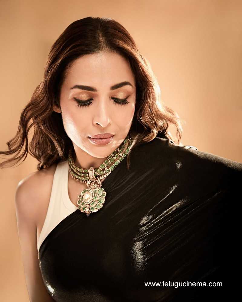 Malaika Arora Gives Contemporary Touch To Classic Saree Telugu Cinema