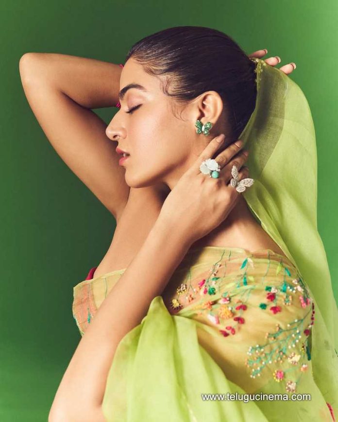 Wamiqa Gabbi flaunts her back with flair