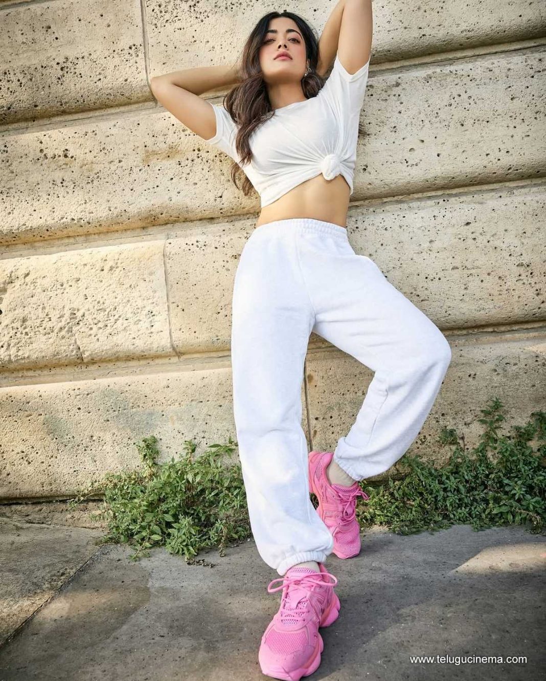 Rashmika Mandanna’s pose for a brand