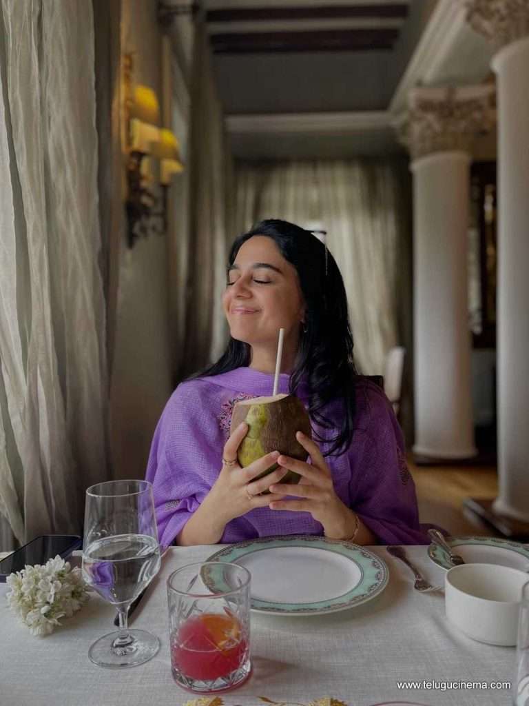 ‘Fauji’ actress Imanvi spotted at a restaurant