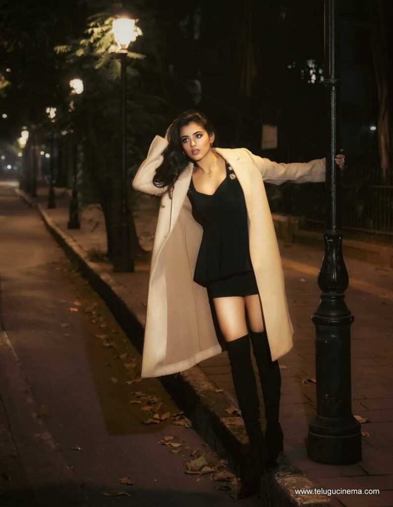 Malvika Sharma in black high boots - Telugu Cinema | News, Reviews ...