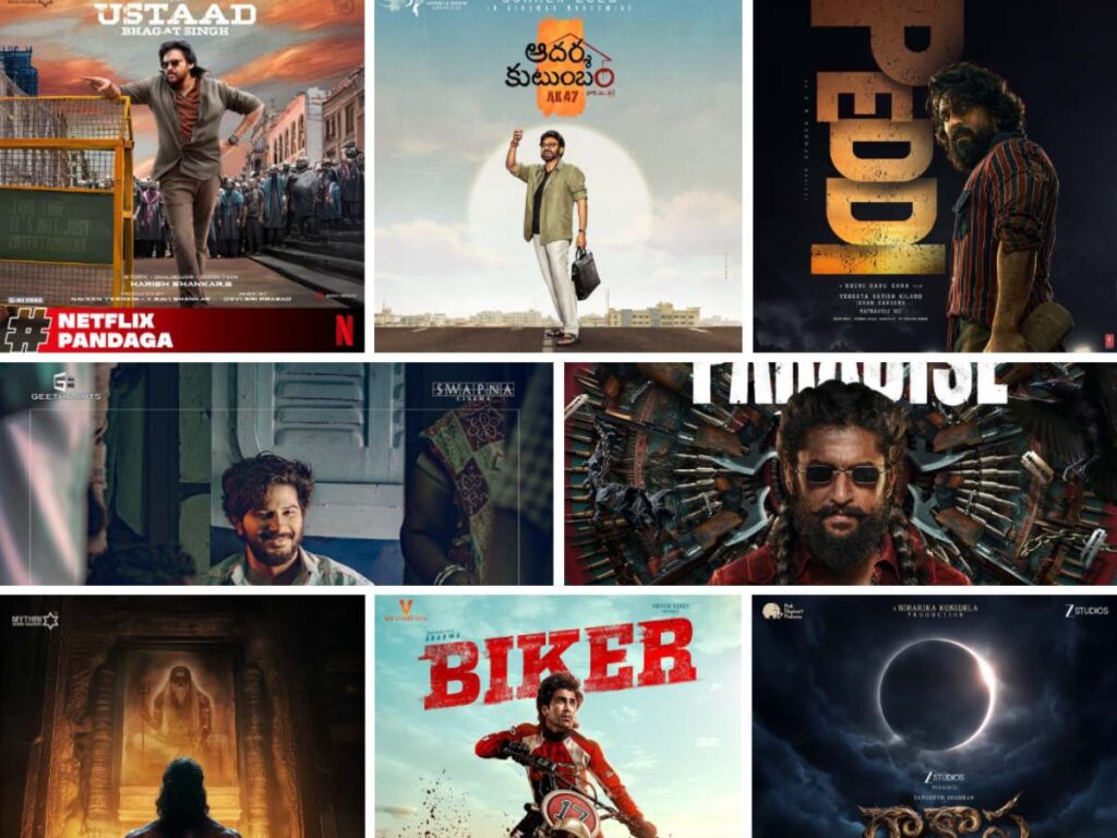 Netflix 2026 Telugu slate: Paradise, Ustaad Bhagat Singh, Peddi